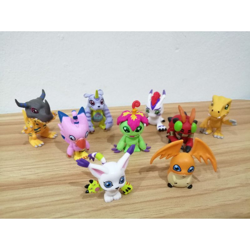 (9 pieces) Digimon Mini Figures Toys | Shopee Malaysia