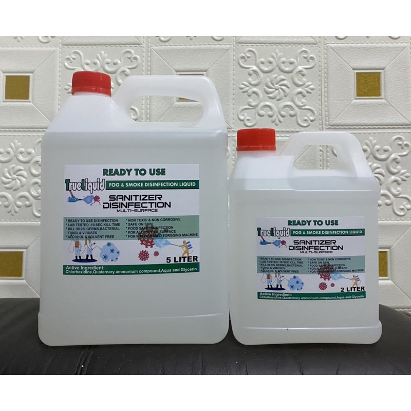 Smoke All Surface Disinfectant Solution 5L / Fogging sanitizer ...