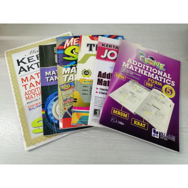 SPM KSSM KBSM Bahasa Melayu AddMath Exercise Matematik Tambahan ...