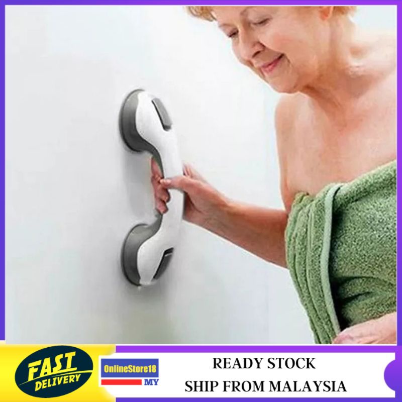Shower Handle Safety Helping Handle Anti Slip Support Toilet Bathroom ...