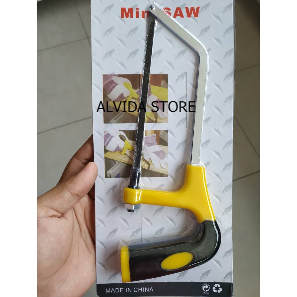 MALAYSIA STOCK- Mini Hand Saw for Cutting Wood, Plastic PVC / Gergaji ...