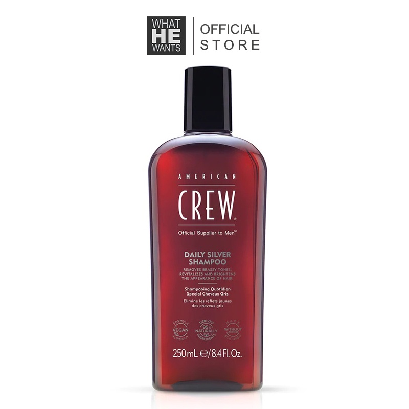American Crew Daily Silver Shampoo 250ml | Shopee Malaysia