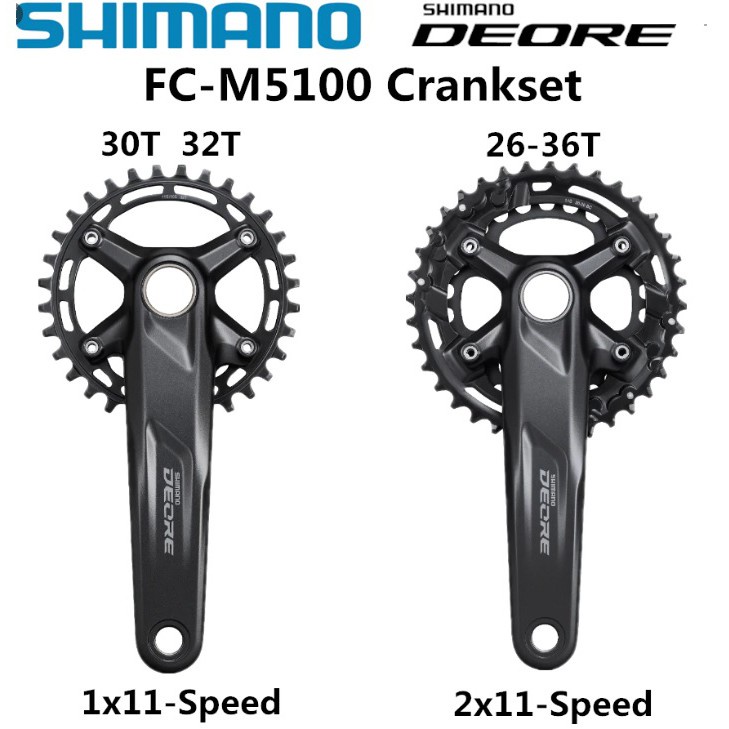 Shimano Crank Deore FC M5100 36T-26T 170mm FC-M5100-1 32T 170mm Crankset MTB!! | Shopee Malaysia