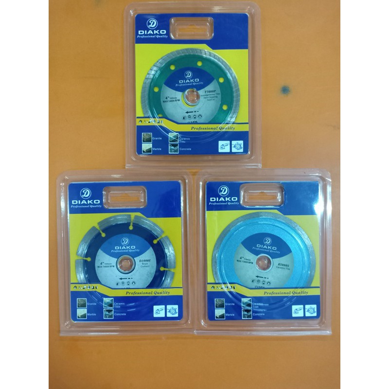 DIAKO DIAMOND CUTTING DISC 4"/105MM | Shopee Malaysia