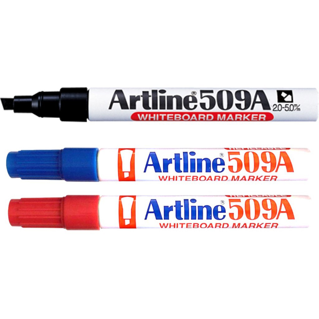 ARTLINE 509A Whiteboard Marker (Black / Blue / Red) | Shopee Malaysia