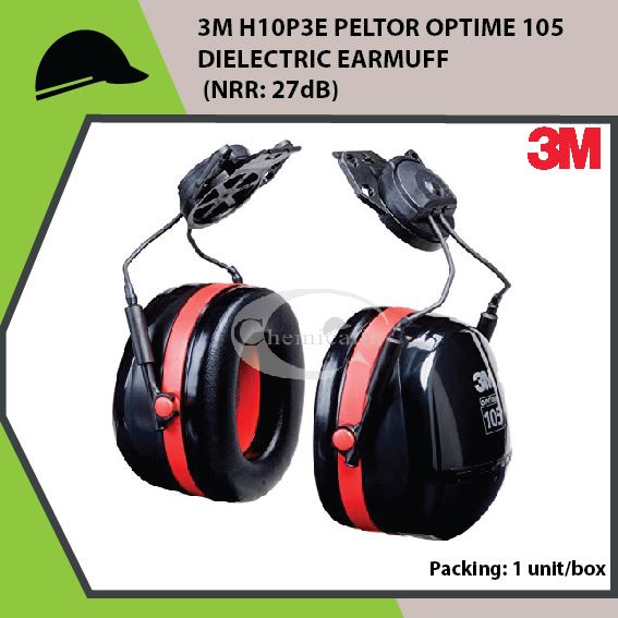 3M H10P3E PELTOR OPTIME 105 DIELECTRIC EARMUFF (NRR: 27dB) | Shopee ...