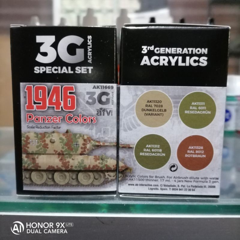 AK 3RD GEN ACRYLIC SET AK11669 1946 PANZER COLORS WW2 | Shopee Malaysia