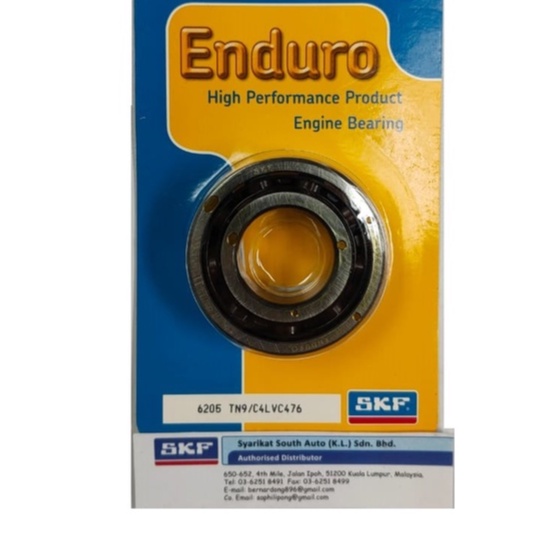 SKF 6205 TN9/C4LVC476 Enduro Ceramic Bearing 25x52x15 High Speed Racing ...