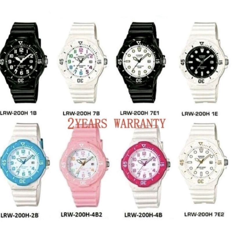 Casio Kids Watches LRW-200H SERIES [2YEARS WARRANTY] Casio Analog ...