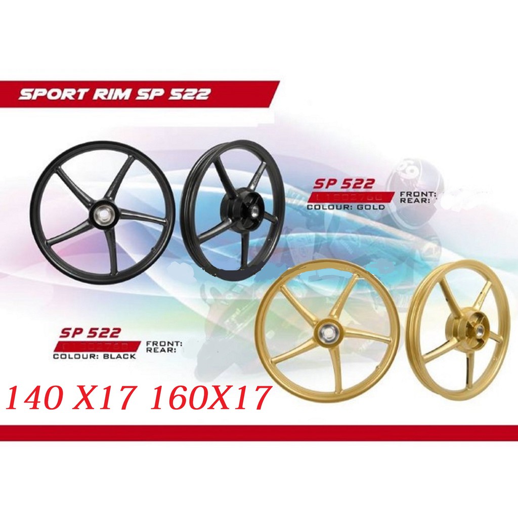 Racing Boy RCB SP522 LAGENDA LC135 1.4-1.6 Sport Rim | Shopee Malaysia
