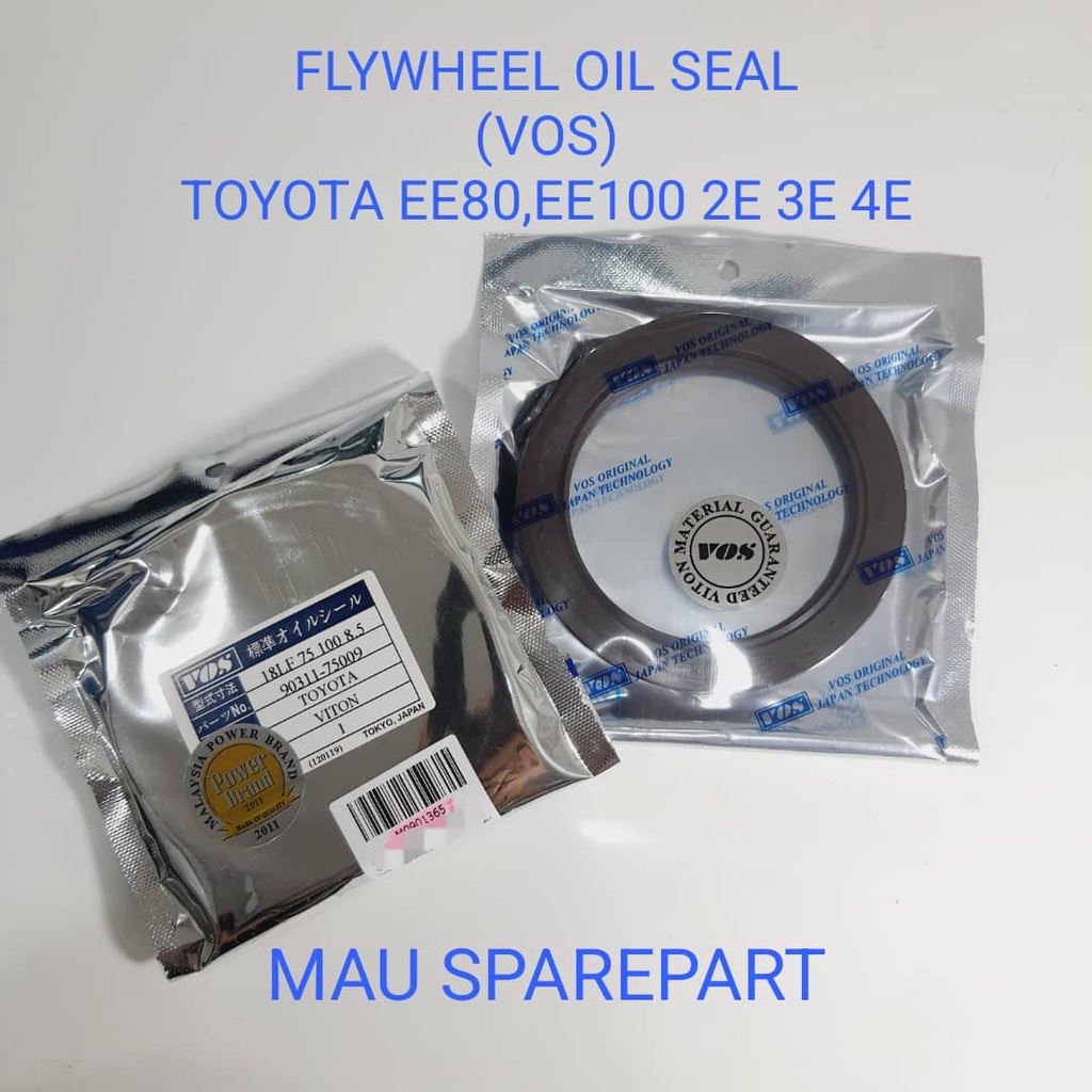 FLYWHEEL OIL SEAL ( VOS )( 75X100X8.5 ) FOR TOYOTA EE80,EE100 2E 3E 4E ...