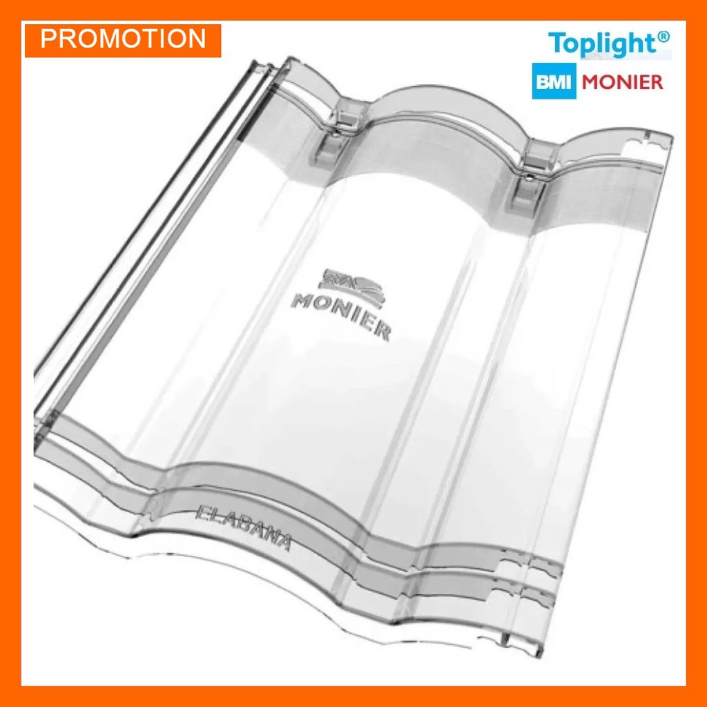 🔥PROMO🔥BMI Monier Toplight Transparent Roof Tiles (Elabana) / Atap ...