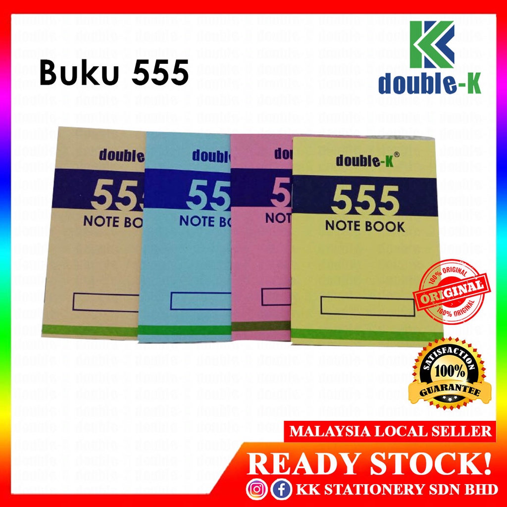 Double-K 555 Small Note Book RM0.18/each | Shopee Malaysia