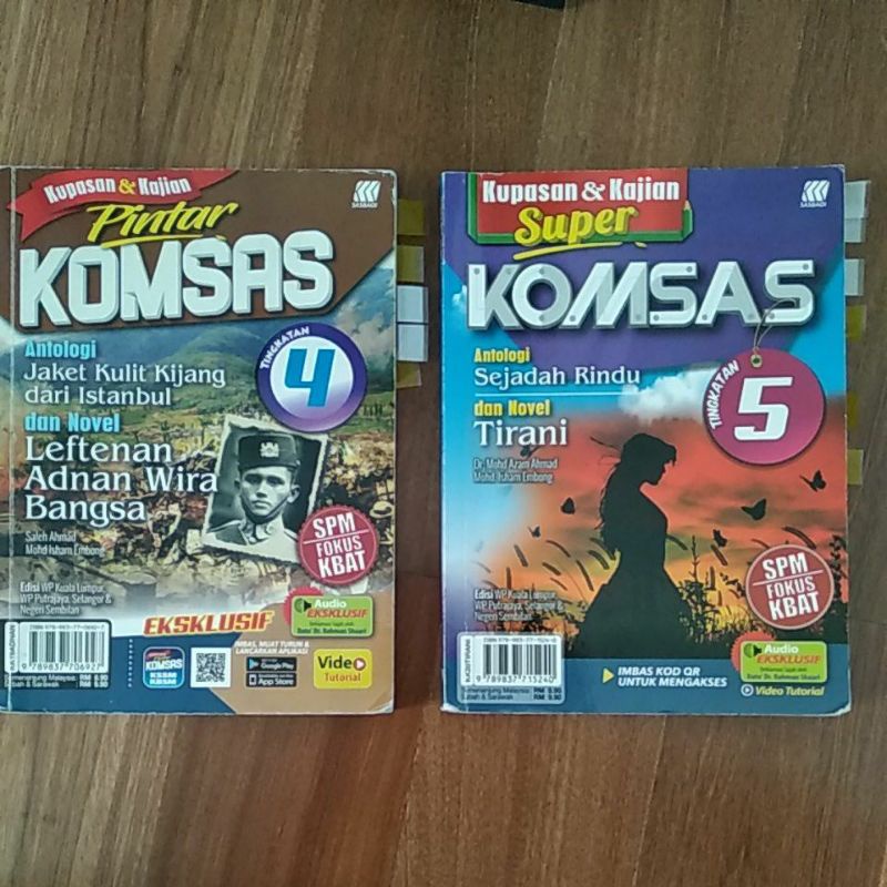 [KUPASAN DAN KAJIAN] KOMSAS TINGKATAN 4 & 5 (Second hand) | Shopee Malaysia