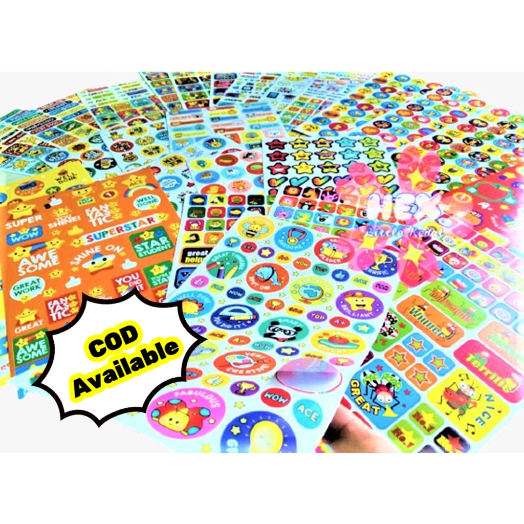 (Local Ready Stock) Stickers Penghargaan Pelajar Student Reward Sticker ...