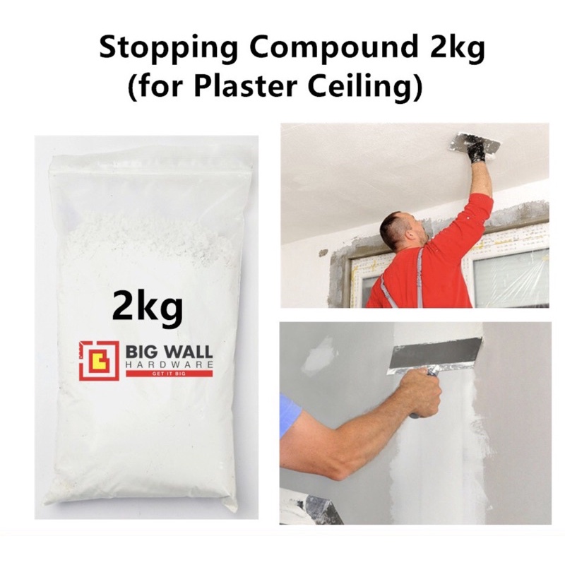 ASG 2kg Stopping Compound (Plaster Ceiling) for Bonding, Jointing ...