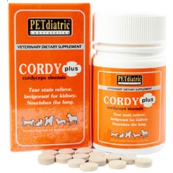 Petdiatric Cordy Plus Lung, Respiratory, Kidney Support Pet Supplement ...
