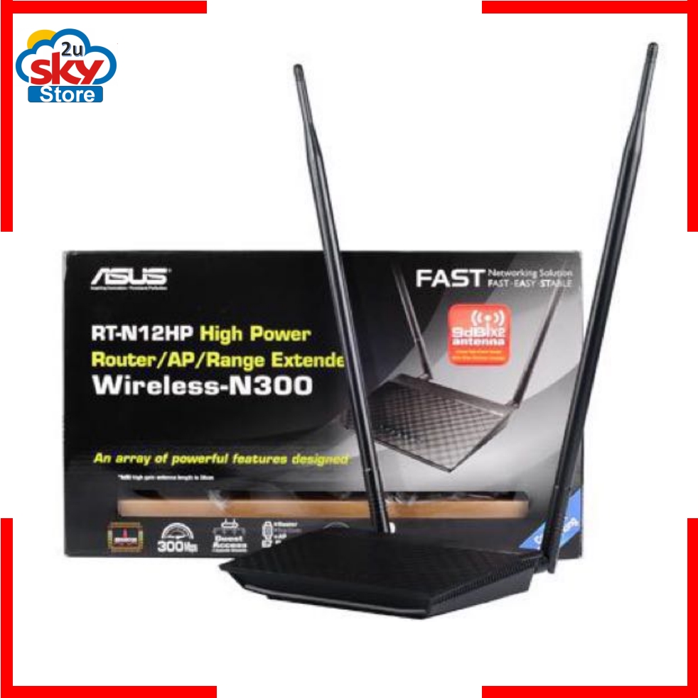 Asus RT-N14UHP Wireless N High Power Router/AP/Range Extender With USB ...