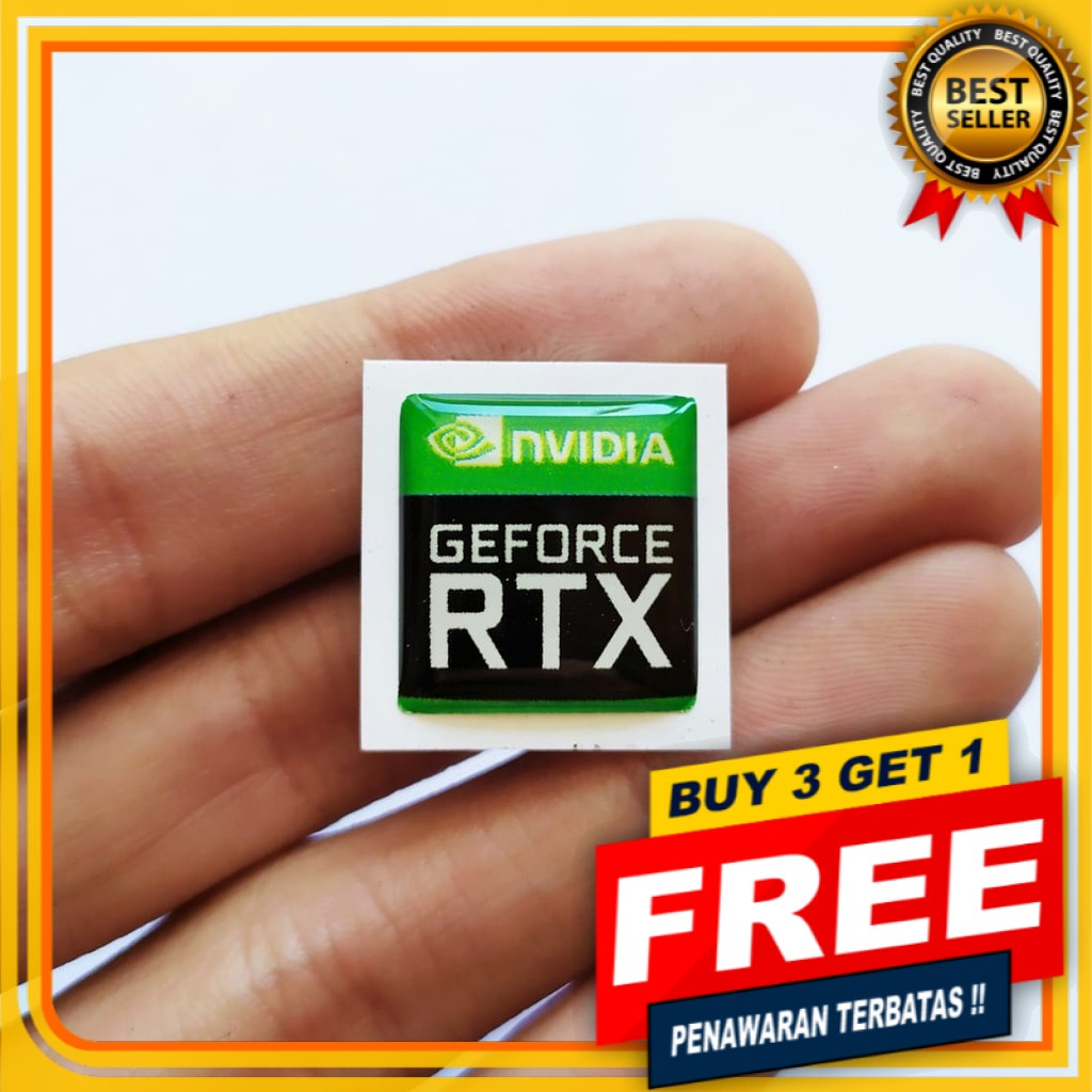 Nvidia GEFORCE RTX STICKER BOX EMBLEM embossed 3D RESIN ACCESSORIES FOR ...