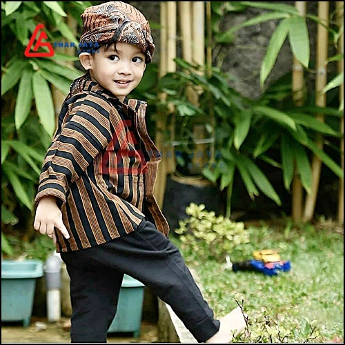 Children's Javanese Traditional Clothes / Children's Surjan Lurik ...