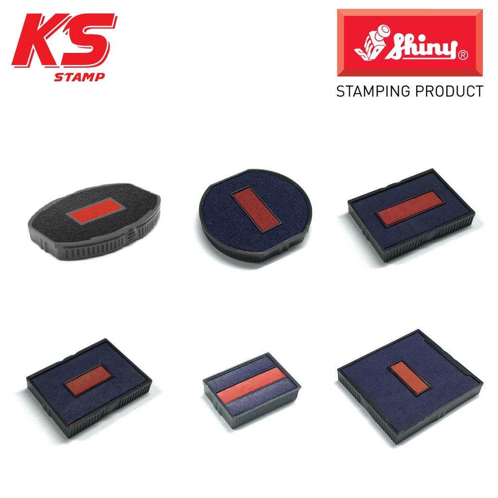 Shiny Replacement 2 Colours Ink Pad For Model S-827D - S-837D, R-532D ...