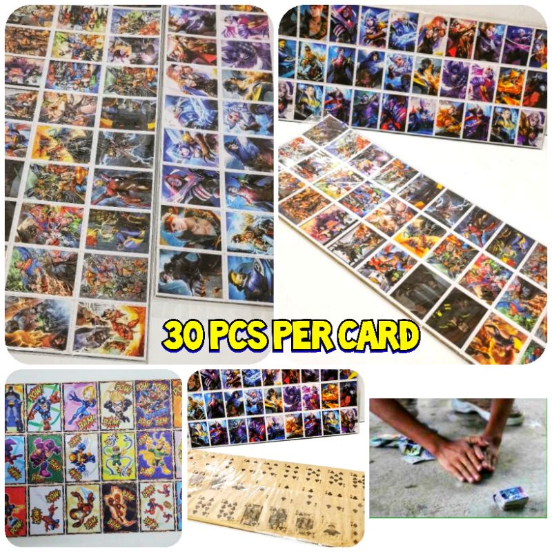 READY STOCK!! Kad Tepok/ Kad Mainan 90an Childhood Game- 30 pcs ...