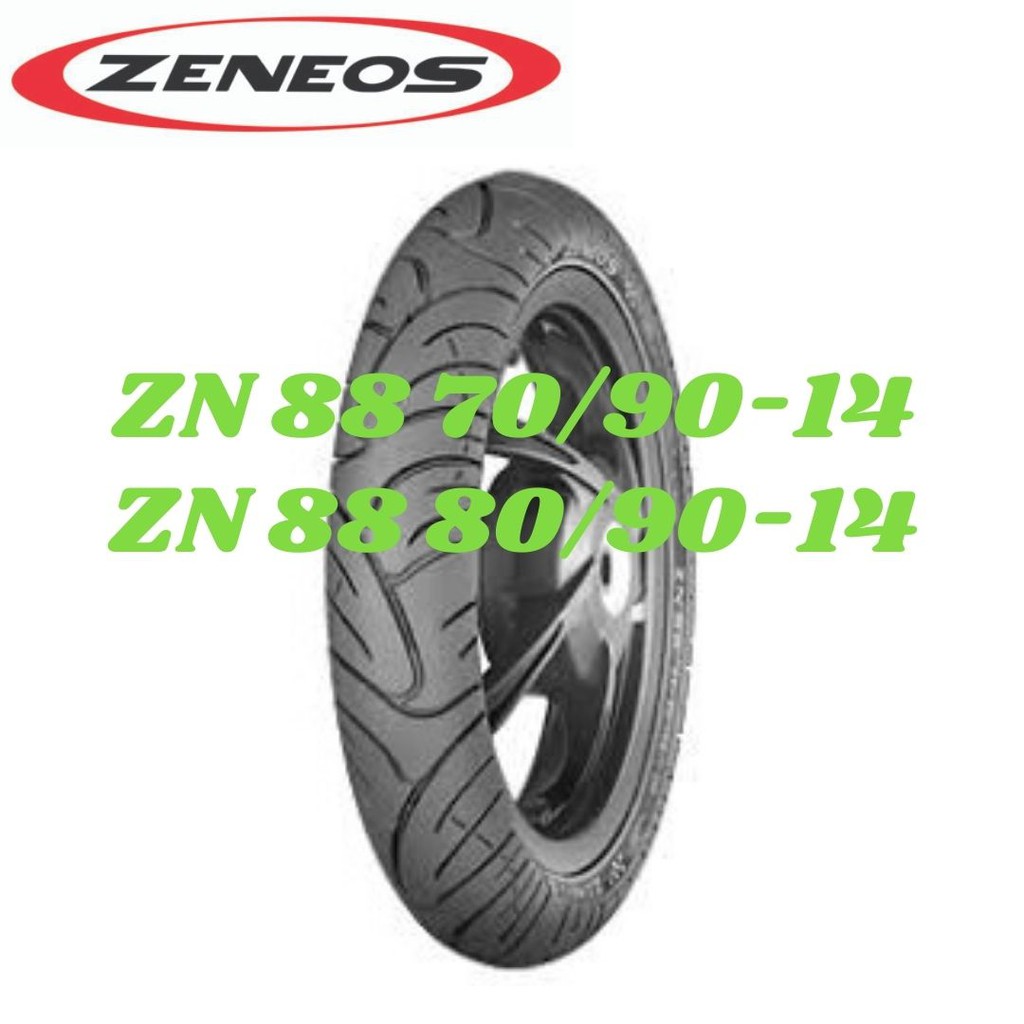 Zeneos ZN88 Motorcycle Tubeless Tyre (Made In Indonesia) | Shopee Malaysia