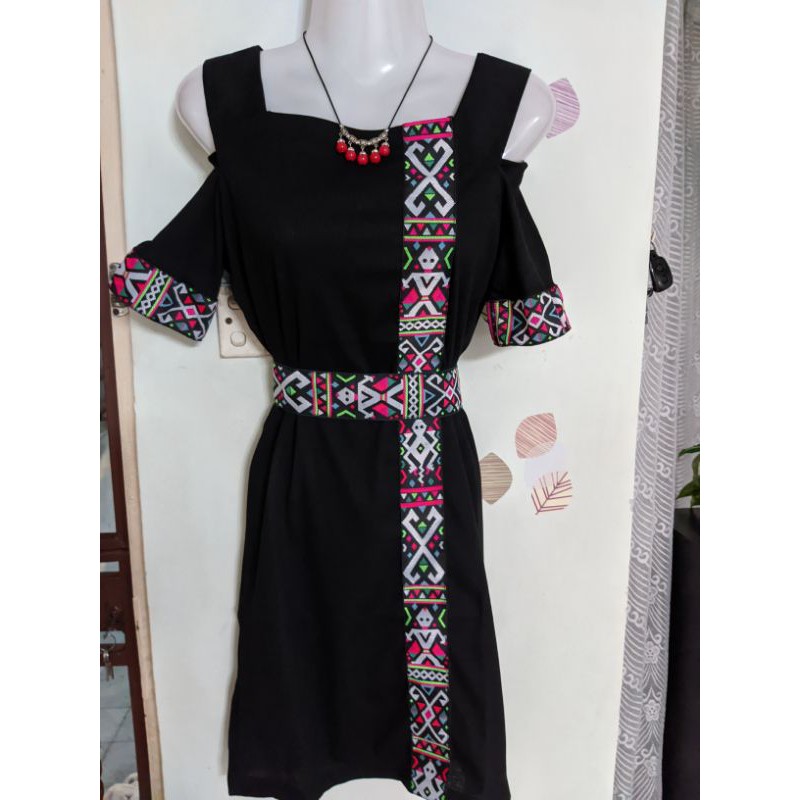 Baju Tradisional Moden Sabah/Dress Rungus corak pinakol | Shopee Malaysia