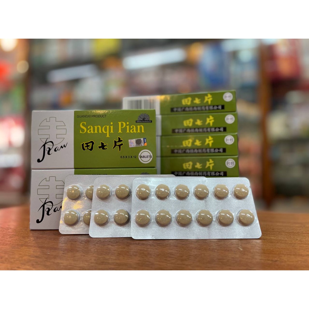 Sanqi Pian/Tienchi Tablets 田七片 (3 x 12 tablets) | Shopee Malaysia
