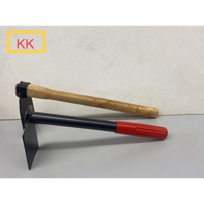 Kk Cangkul Kayu / Besi Kecil Mini Metal Hoe WITH WOOD/ STEEL Black ...