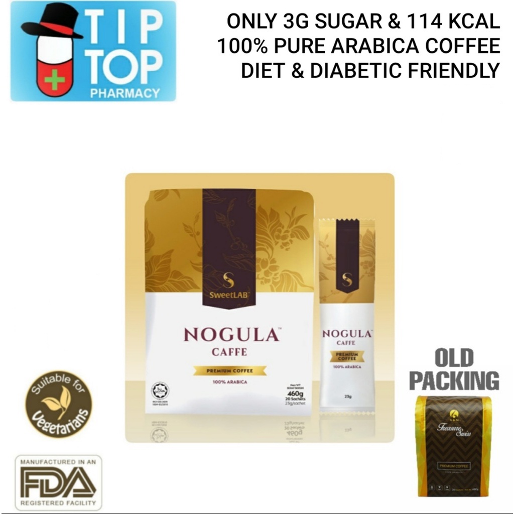 SweetLAB Nogula Caffe Arabica Coffee 3 in 1 23gx20 sachets replaces ...