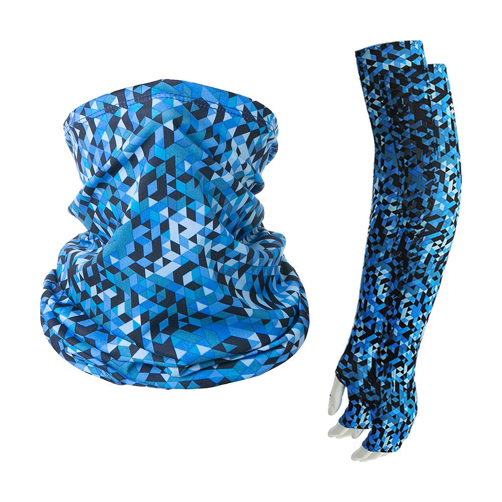 Musion Sun Protection Motorcycle Kit 2 Pack Arm Sleeve and Buff Bandana ...