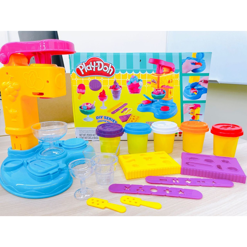 Play Doh Set Play Dough Ice Cream Clay Set Tanah Liat Play Doh Mainan ...