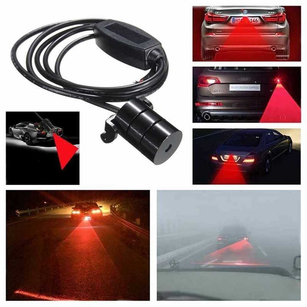 Car Red Laser Fog Rear Anti-Collision Safety Taillight Warning Light ...