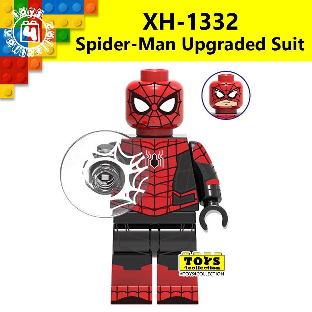 XINH 1332 Spiderman Red and Black Suit Spider Man Far From Home ...