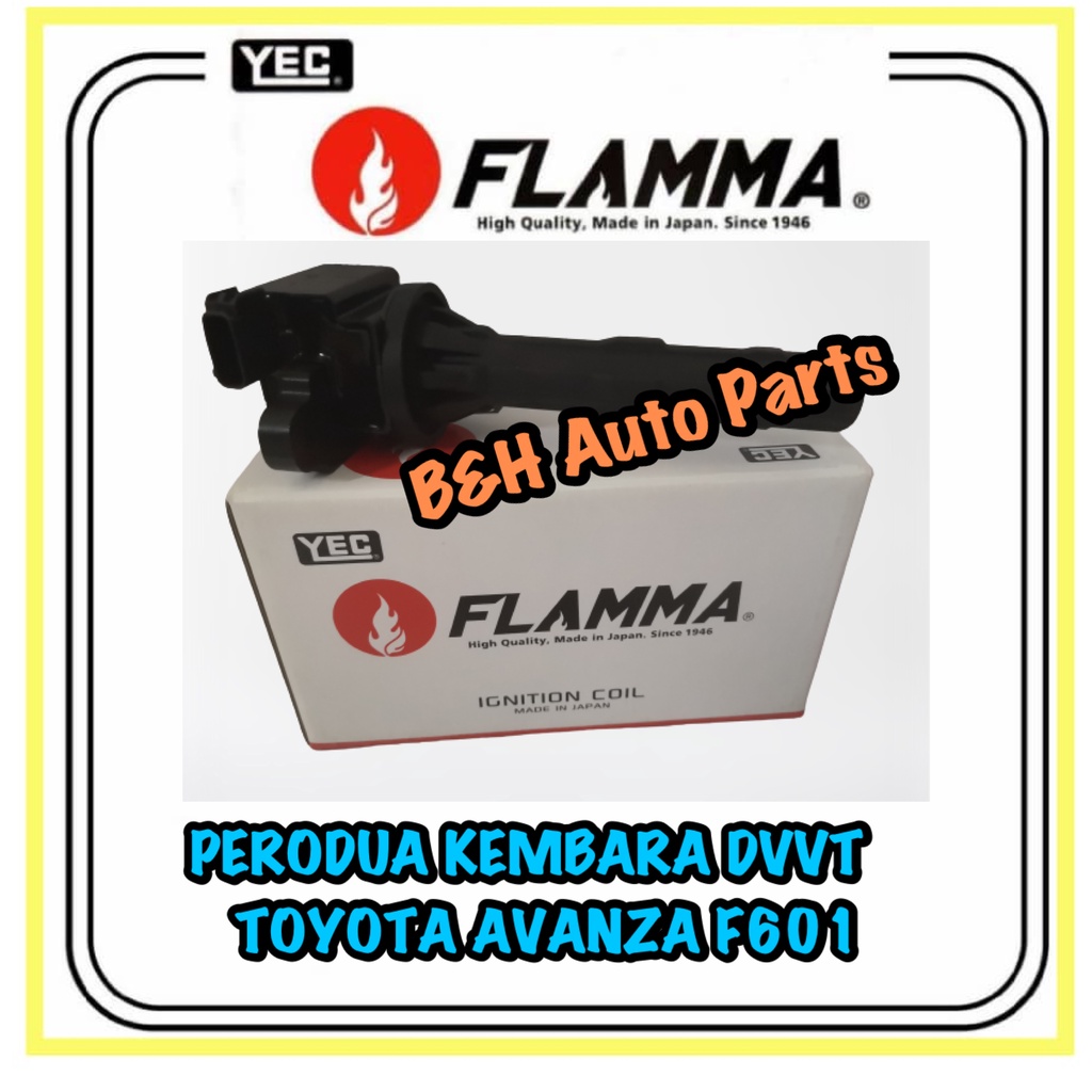 Yec Flamma Japan Plug Coil for Perodua Kembara DVVT,Toyota Avanza F601 ...
