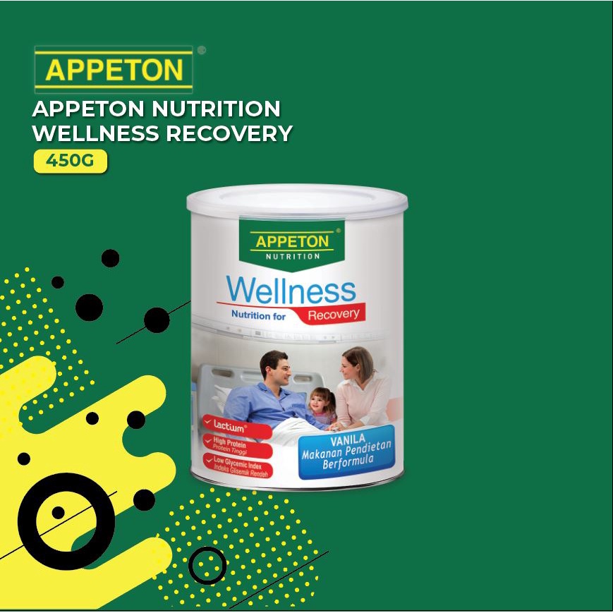 APPETON Wellness Recovery Nutrition Milk (Vanilla) (450g) with LACTIUM ...