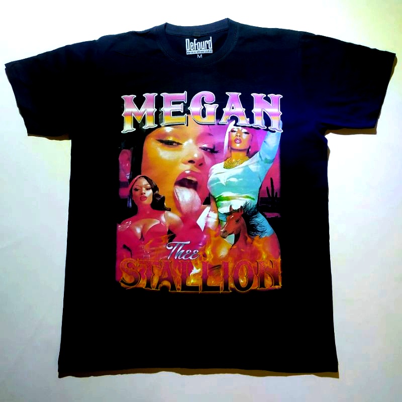 Megan Thee Stallion Rap Tee/Singer Hip-hop Rapper T-Shirt Megan Thee ...