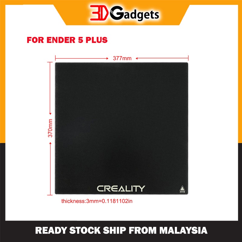 Creality Carborundum Glass Bed for Ender 3 CR10S PRO 3D Printer Ender3 ...