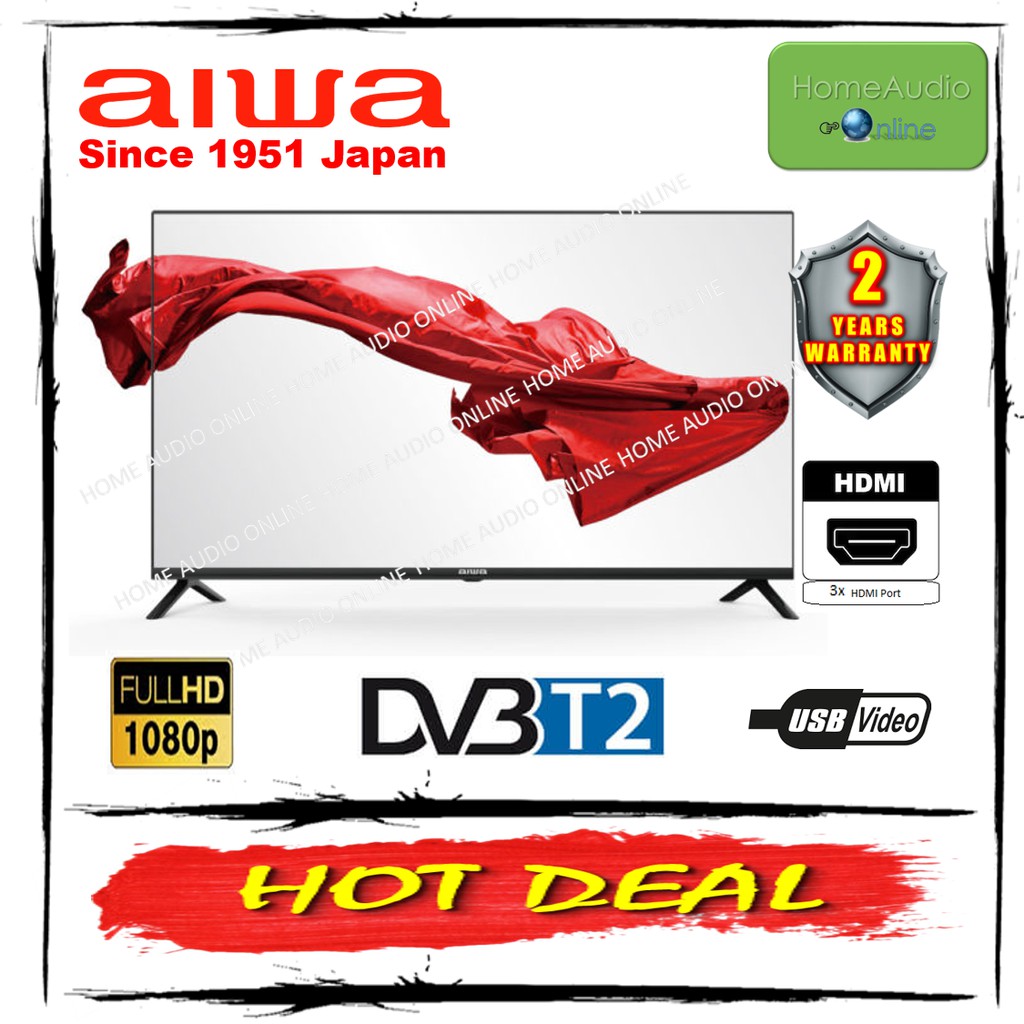 Aiwa 40” Frameless Full HD LED TV AW-LED40X6FL | Shopee Malaysia