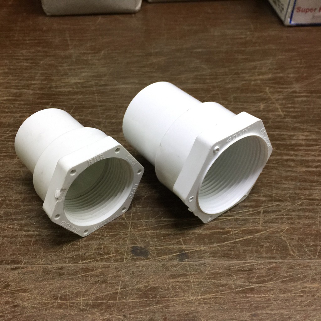 UPVC FITTINGS FAUCET (P/T) SOCKET / PAIP PLASTIK PUTIH SOCKET BENANG ...