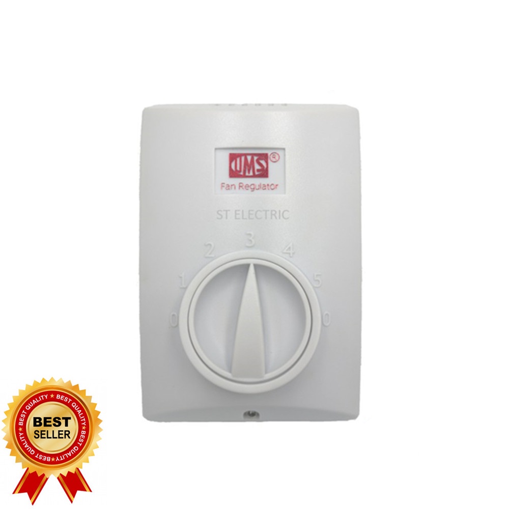 Ori UMS Fan Regulator Control Ceiling Fan 5 Speed Kipas Setting ...