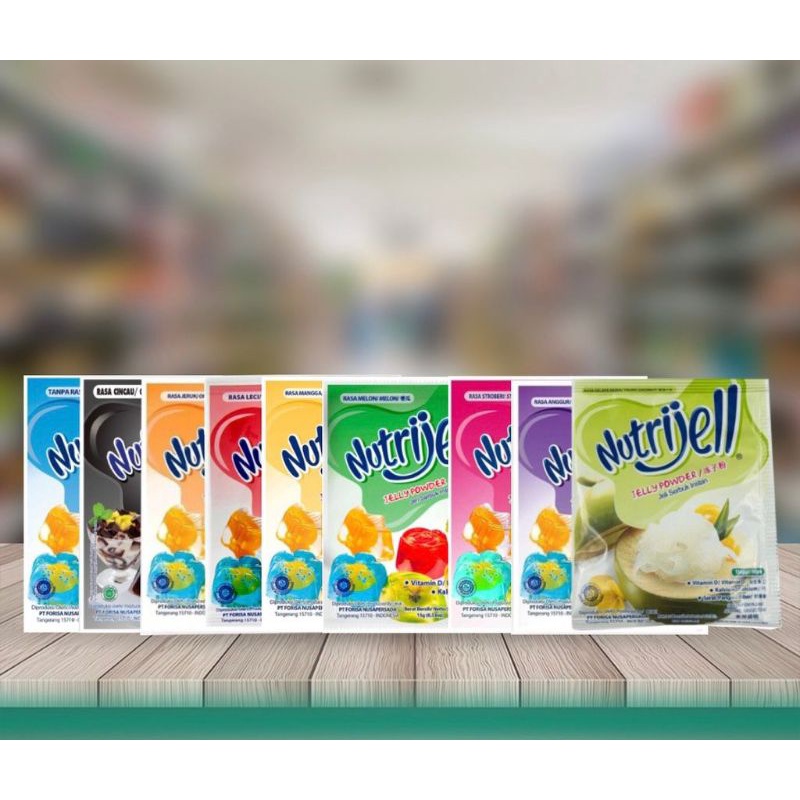 NUTRIJELL JELLY POWDER SACHETS 10 GRAM | Shopee Malaysia