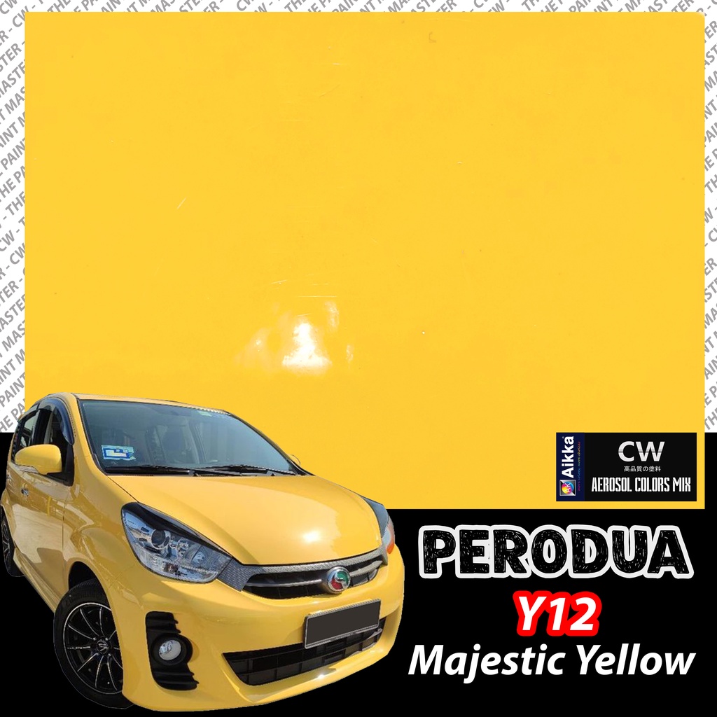 [ PERODUA Myvi Touch Up Paint All Colors ] 🚗 CW Aikka DIY Aerosol Spray ...