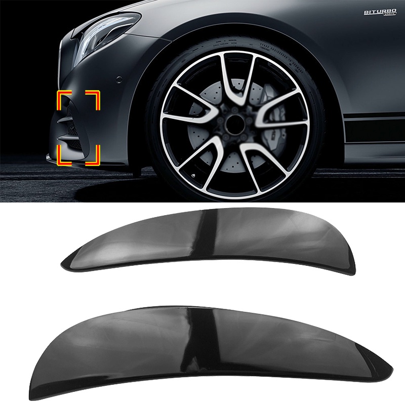 Front Bumper Trim Lip Side Fender Canards Fin Splitter For Benz W213 ...