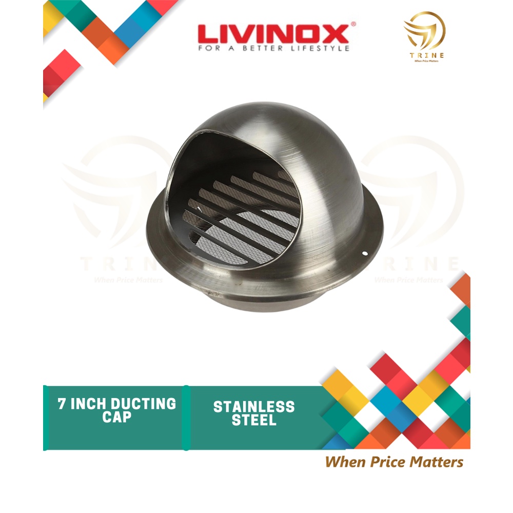 7 inch Stainless Steel Ducting Cap/ 7 inch x 3 Meter Aluminum Ducting ...