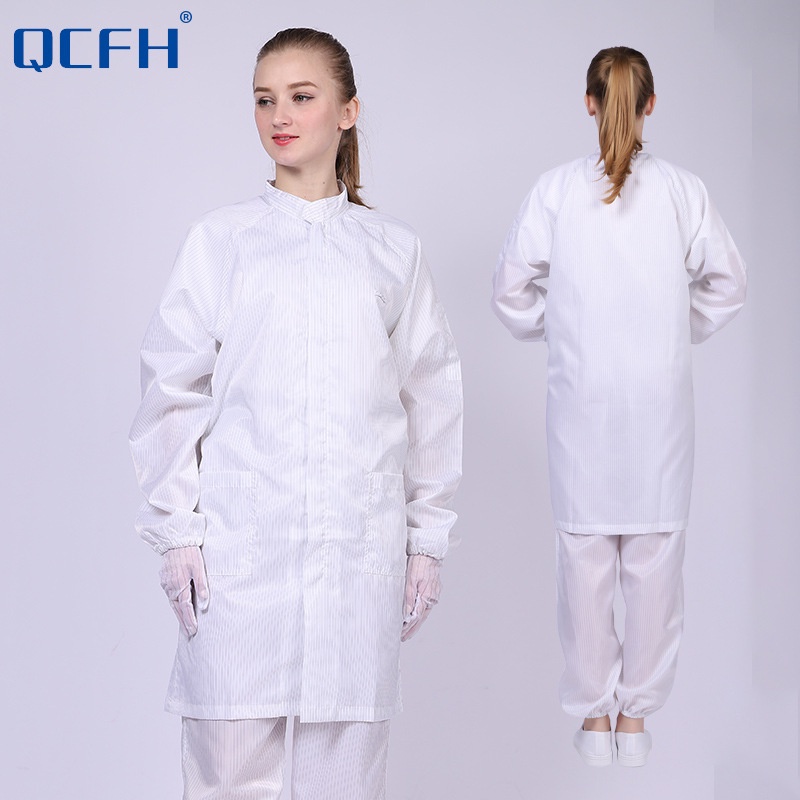 ESDS1061CL (Ship Direct Factory) ESD Anti-Static Straight Collar Smock ...