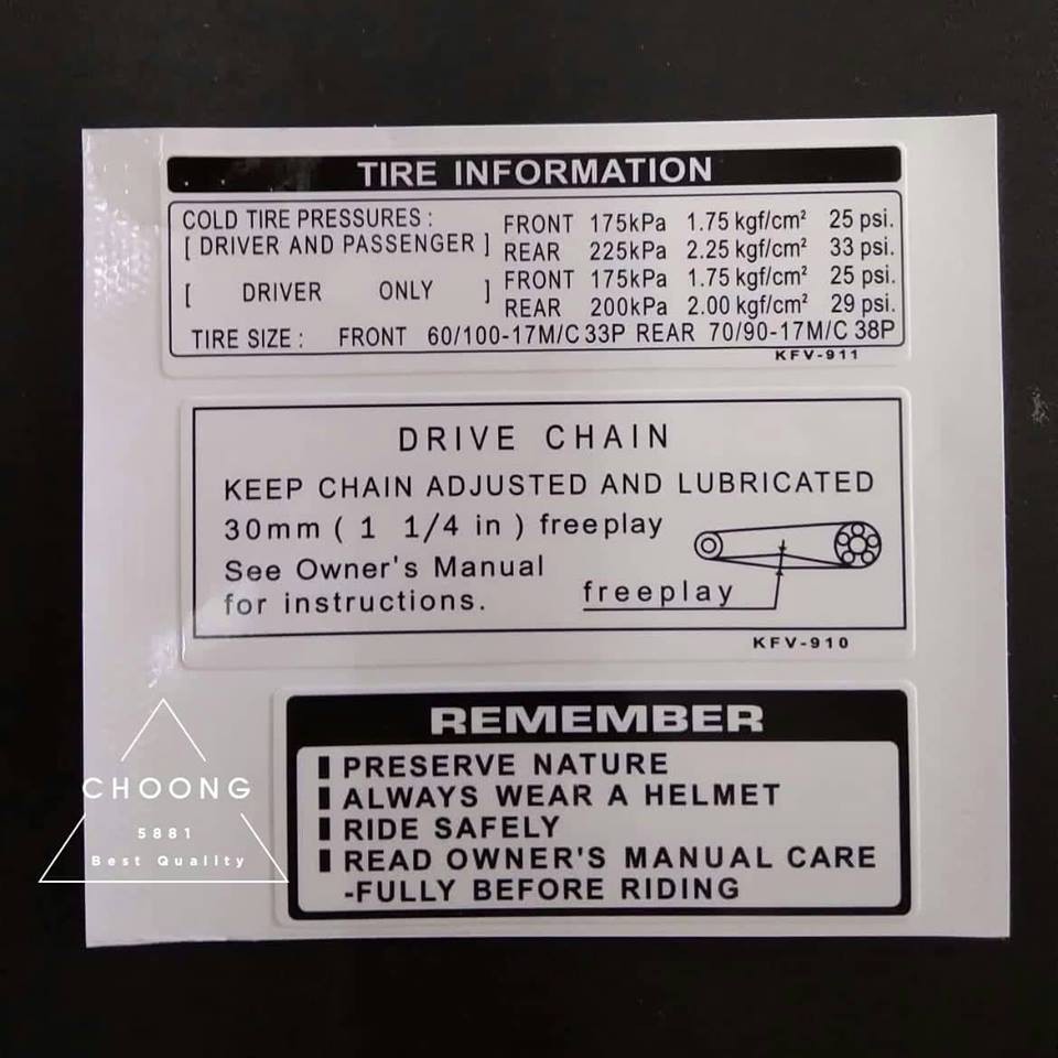 Sticker Peti Rantai EX5 - Ready Stock | Shopee Malaysia