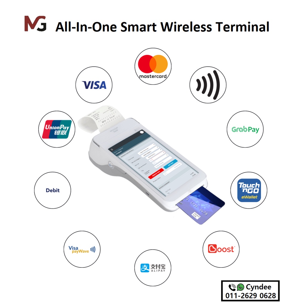 Mesin pembayaran cashless - Mesin Kad Kredit, Kad Debit & e-Wallets ...