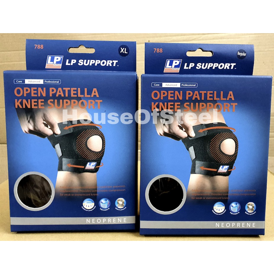 (100% Original) LP 788 Open Patella Knee Support (LP Knee Guard) [1pc ...